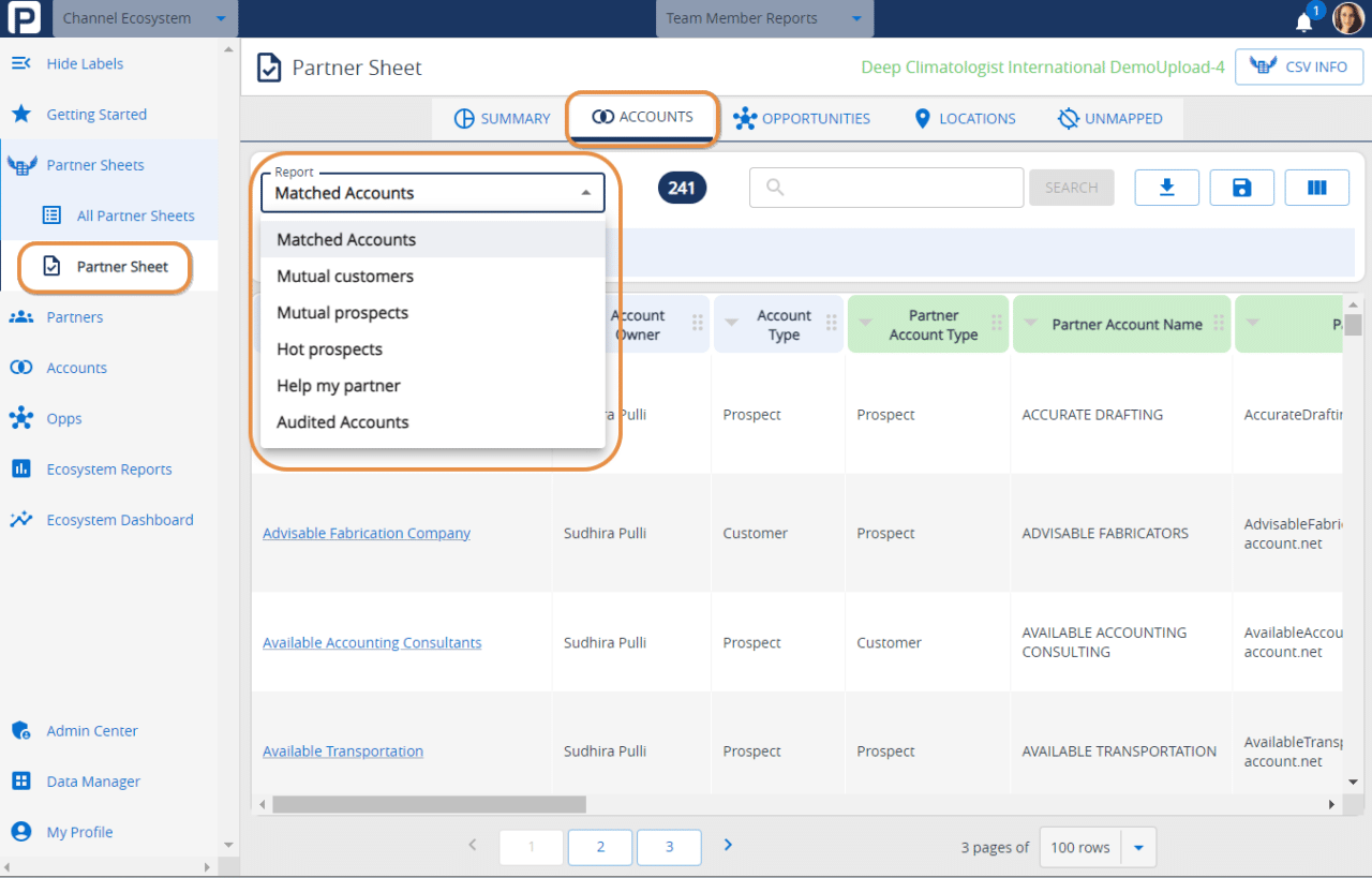 How to Analyze Your Partner Sheets Reports | PartnerTap Help Center