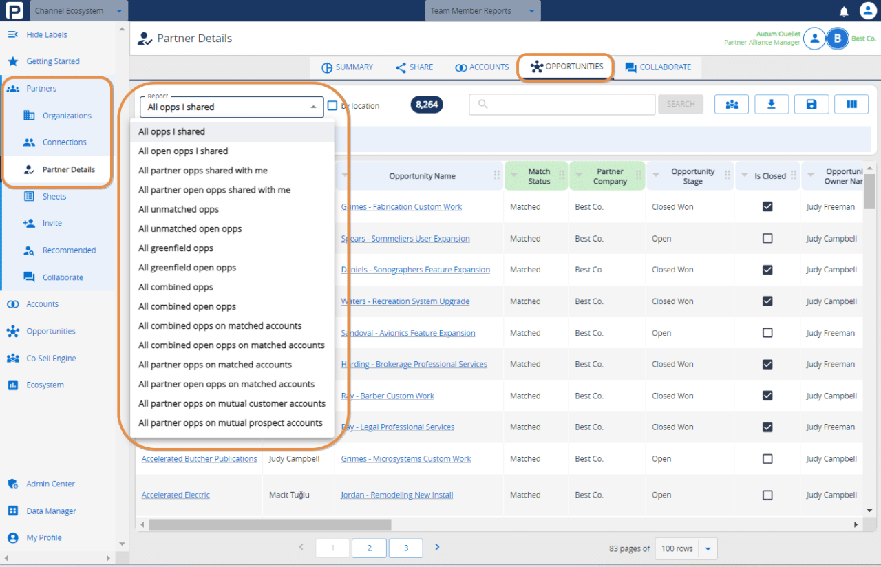 How to Analyze Your Connected Partners Reports | PartnerTap Help Center
