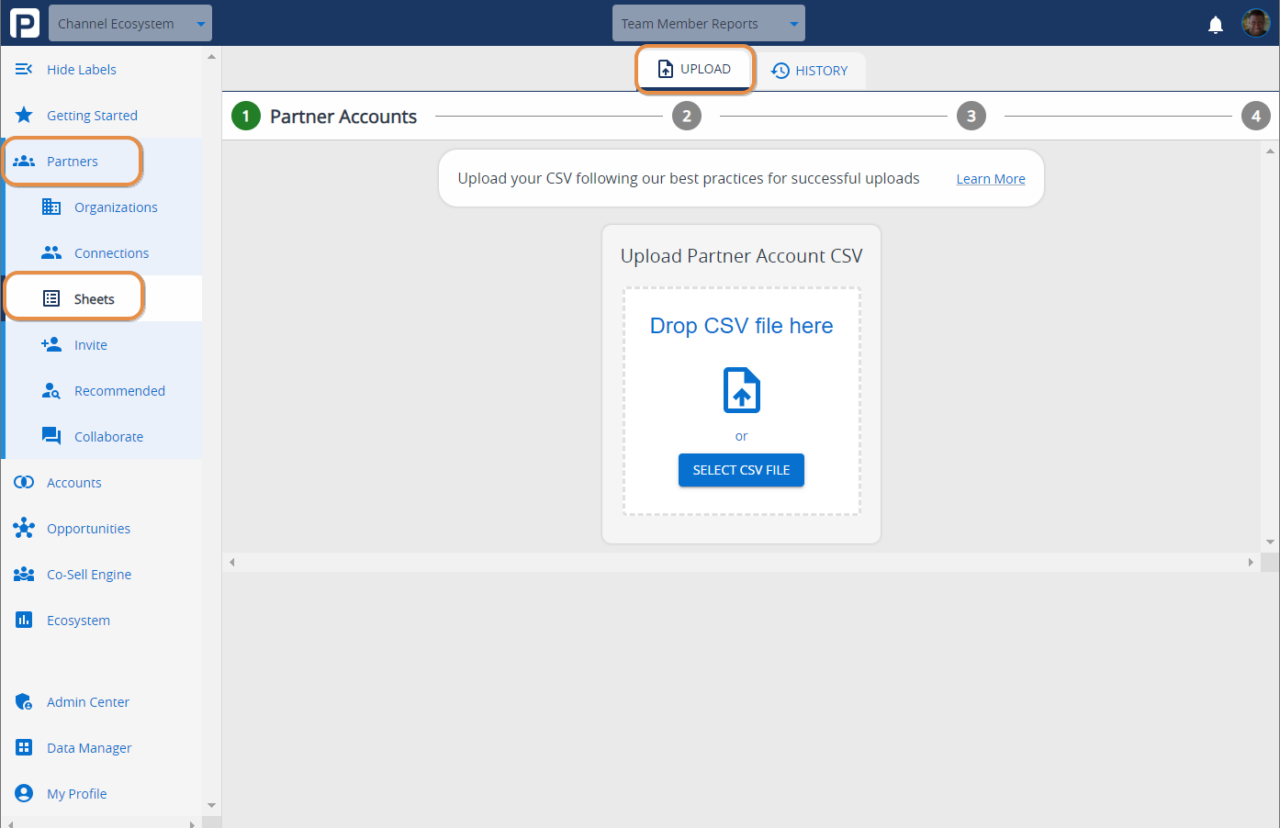 How to Upload Partner Spreadsheets | PartnerTap Help Center